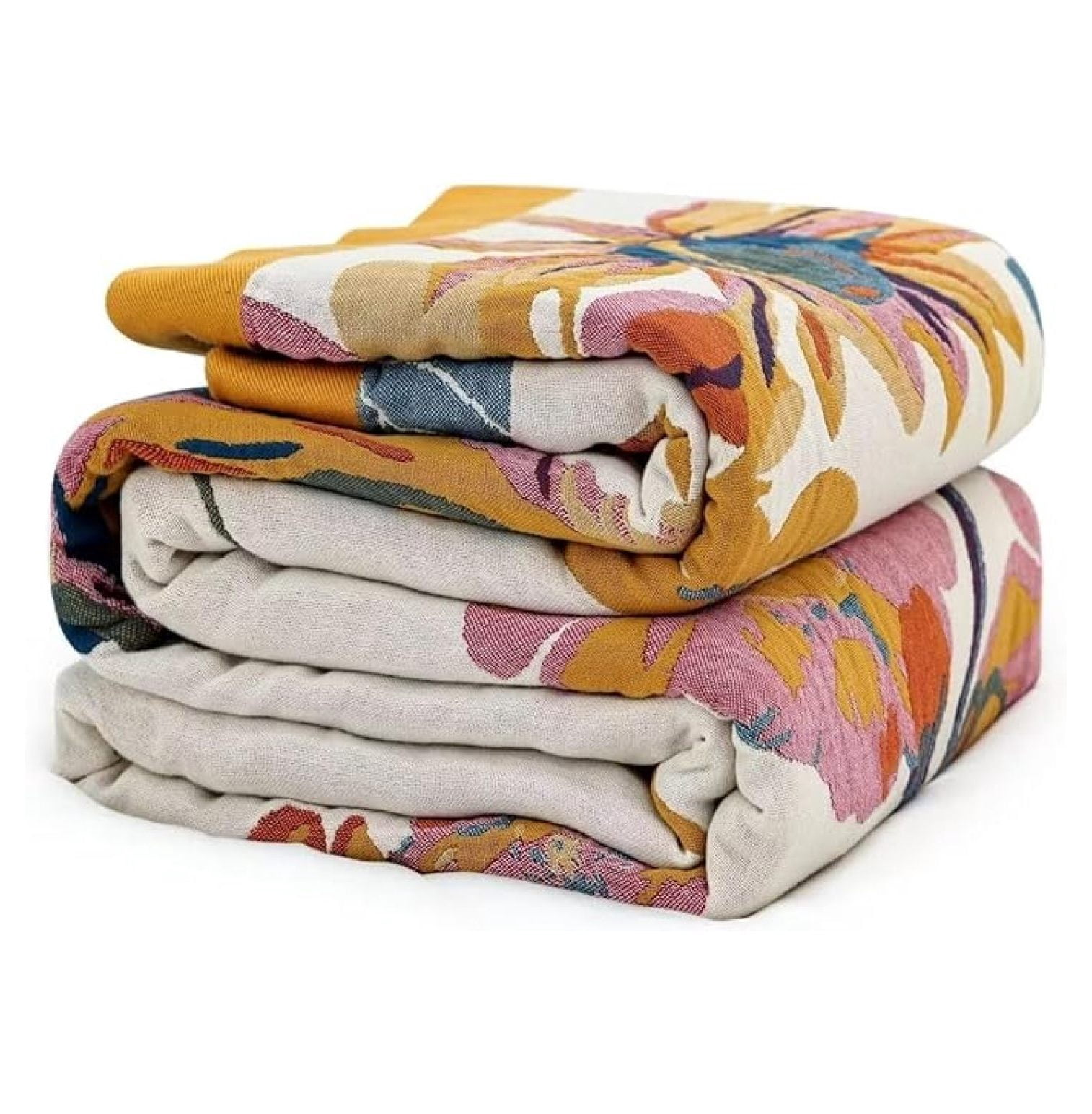 Boho 100% Cotton Throw Blankets 60"x80", Ultra Soft Lightweight Cotton ...
