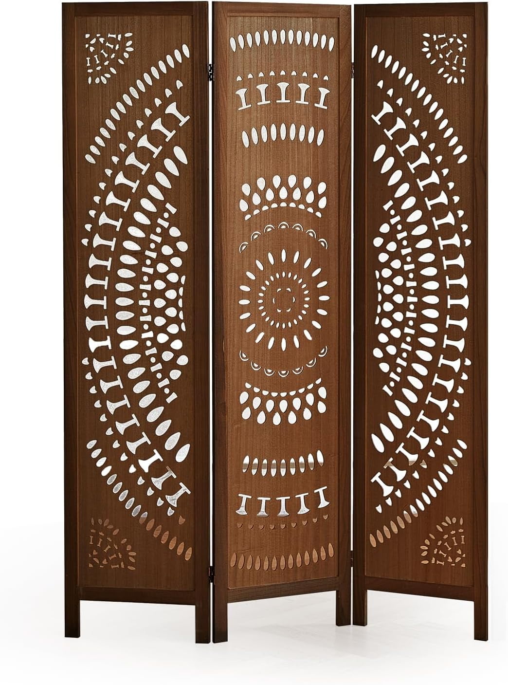 Boho 3 Panel Room Divider, Room Dividers and Folding Privacy Screens ...