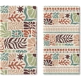 Boho Abstract Flower Kitchen Dish Towels Set of 2, Spring Summer ...