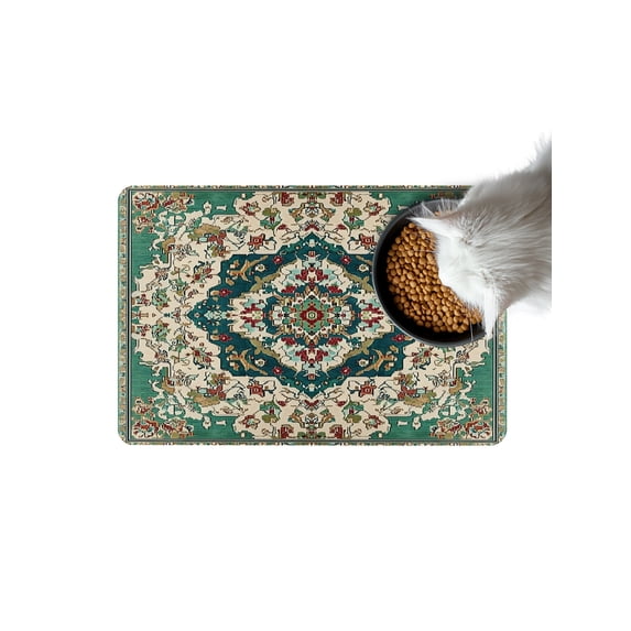 Boho Abstract Flowers Doormat Non Slip Diatomaceous Earth Door Mat ...