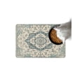 Boho Abstract Flowers Doormat Non Slip Diatomaceous Earth Door Mat ...