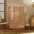 Boho Abstract Print In Burnt Orange Eclectic Modern Wall Art Warm Earth ...