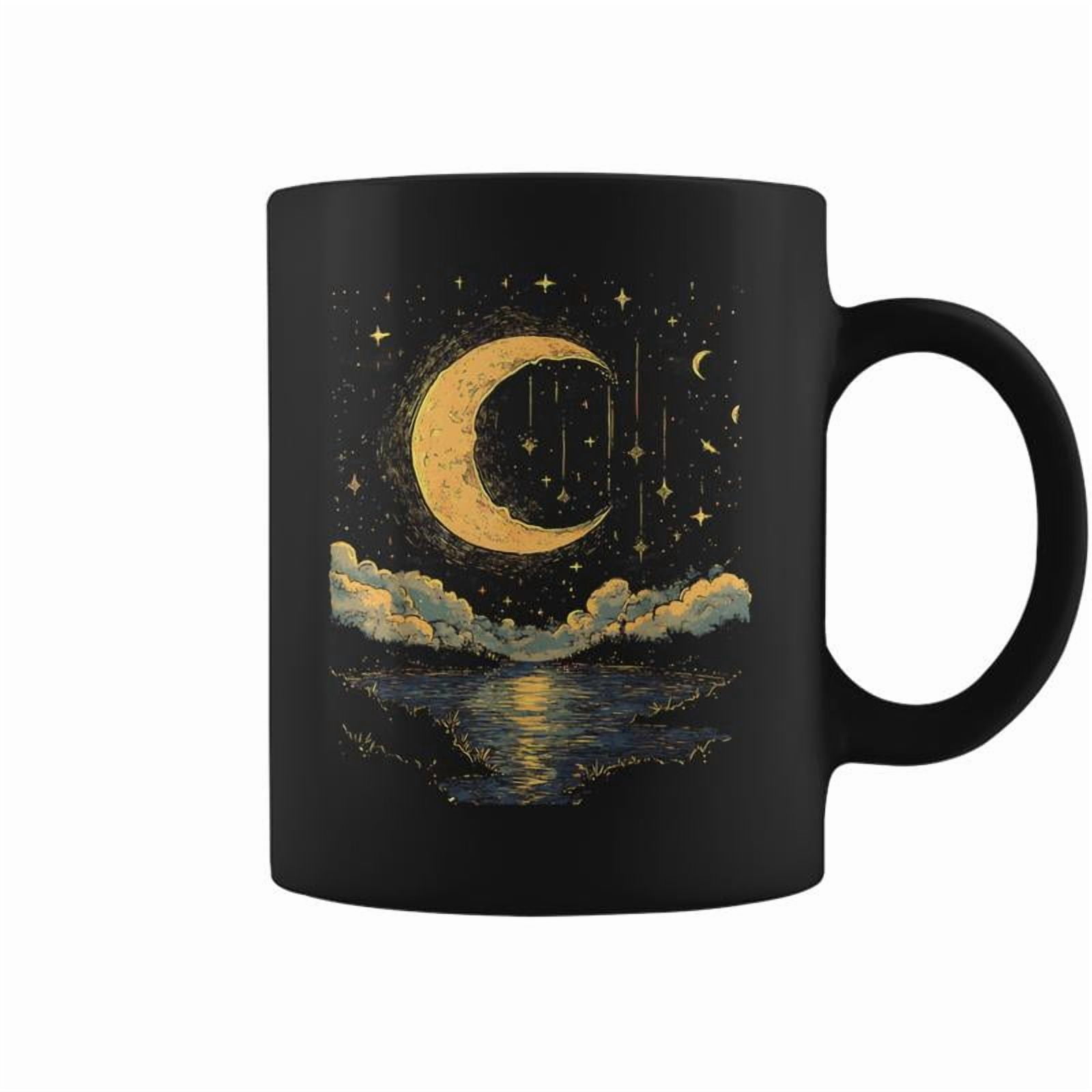 Boho Aesthetic Hippie Celestial Half Moon Water Coffee Mugs - Walmart.com