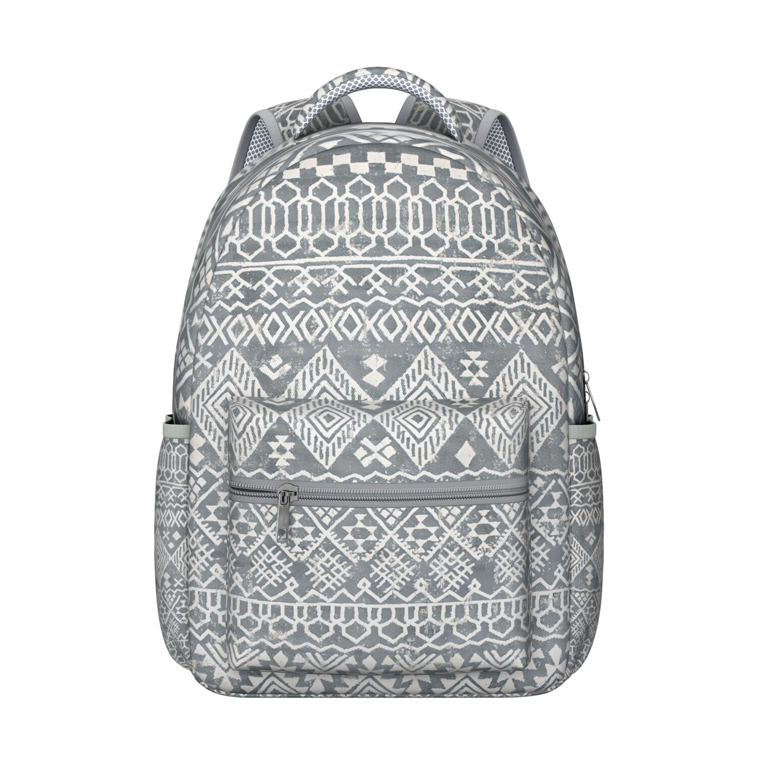 Boho Aesthetic Laptop Backpack - Trendy Tribal Print, 17 Inch Sleeve ...
