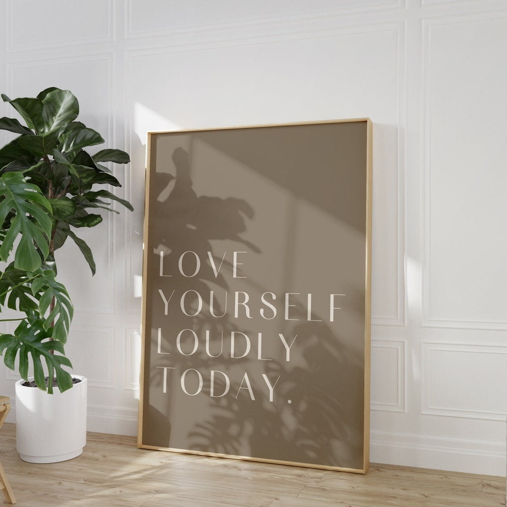 Boho Affirmations Print: Law Of Attraction, Positive Wall Art UNFRAMED ...