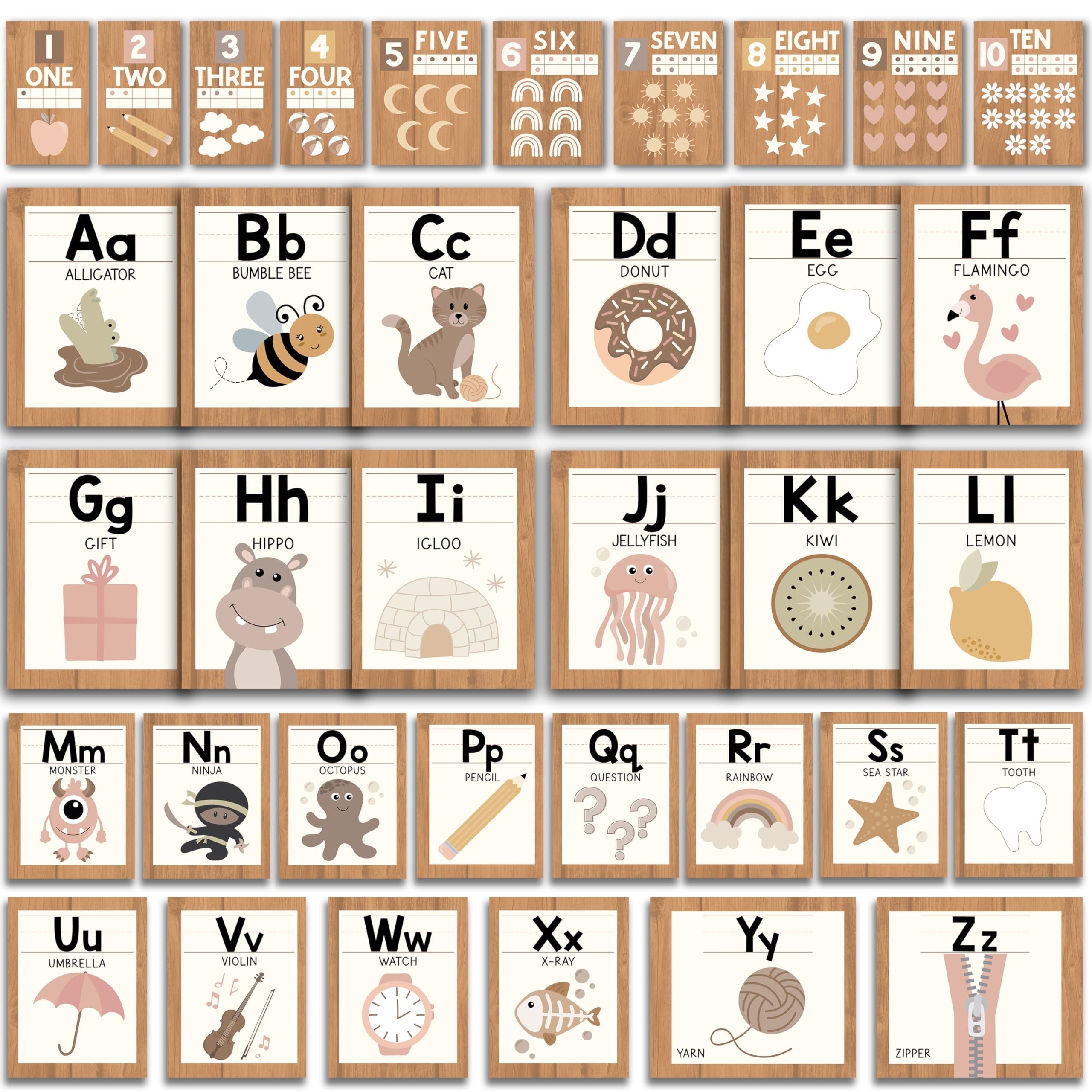 Boho Alphabet For Classroom Wall Line - Alphabet Letters For Classroom ...