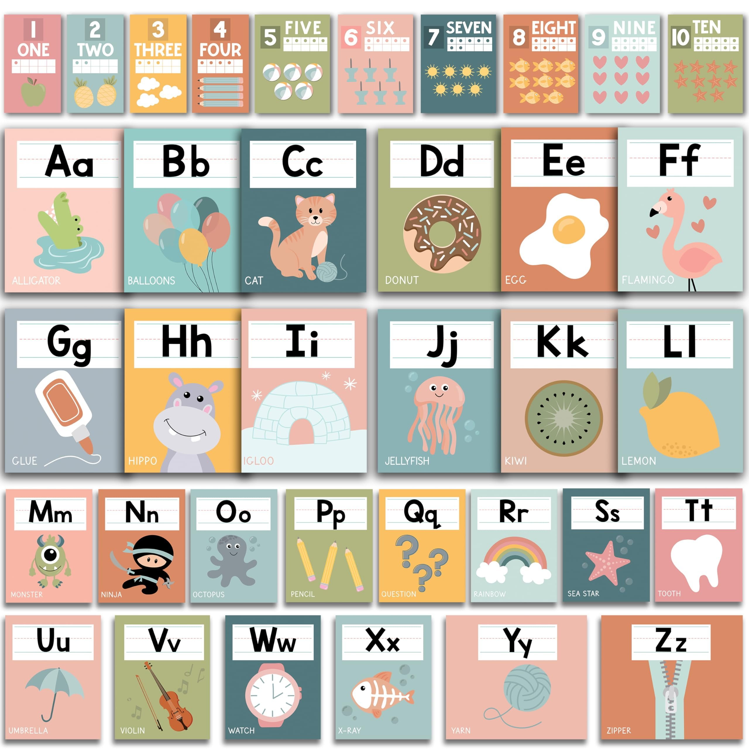 Boho Alphabet For Classroom Wall Line - Alphabet Letters For Classroom ...
