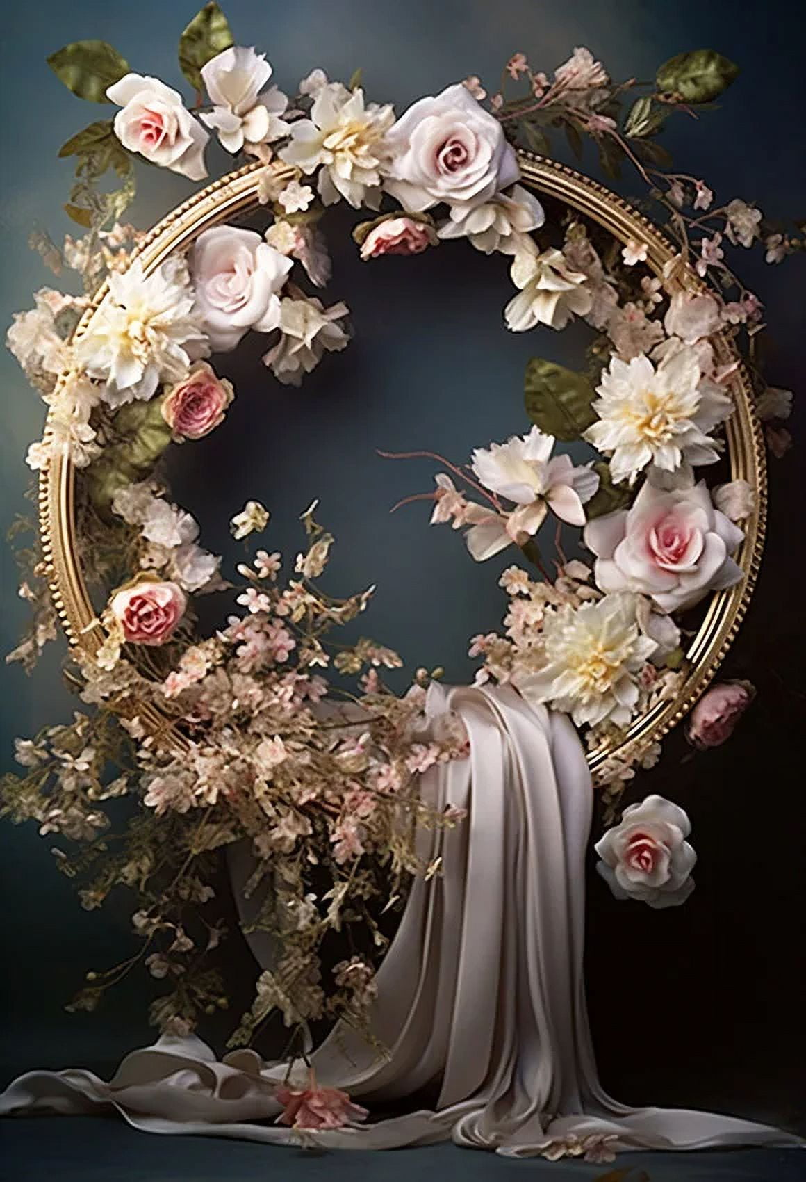 Boho Arch Swing Flower Adult Birthday Wedding Maternity Art Portrait r ...