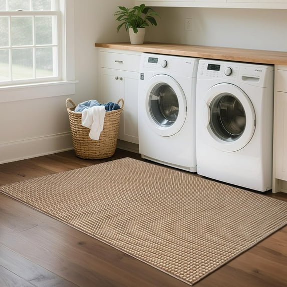 Boho Area Rug 3x5 – Washable Woven Runner, Non-Slip & Easy Clean, Cozy ...