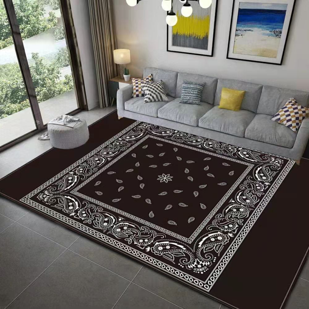 Boho Area Rug Machine Washable, Non Slip Area Rugs for Entryway Bedroom ...