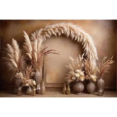 Boho Autumn Photography Background Bohemia Farm Thanksgiving Photocall ...
