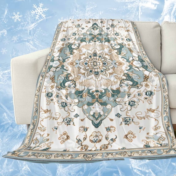 Boho Aztec Cooling Blanket,Lightweight Breathable Summer Throw Blanket ...