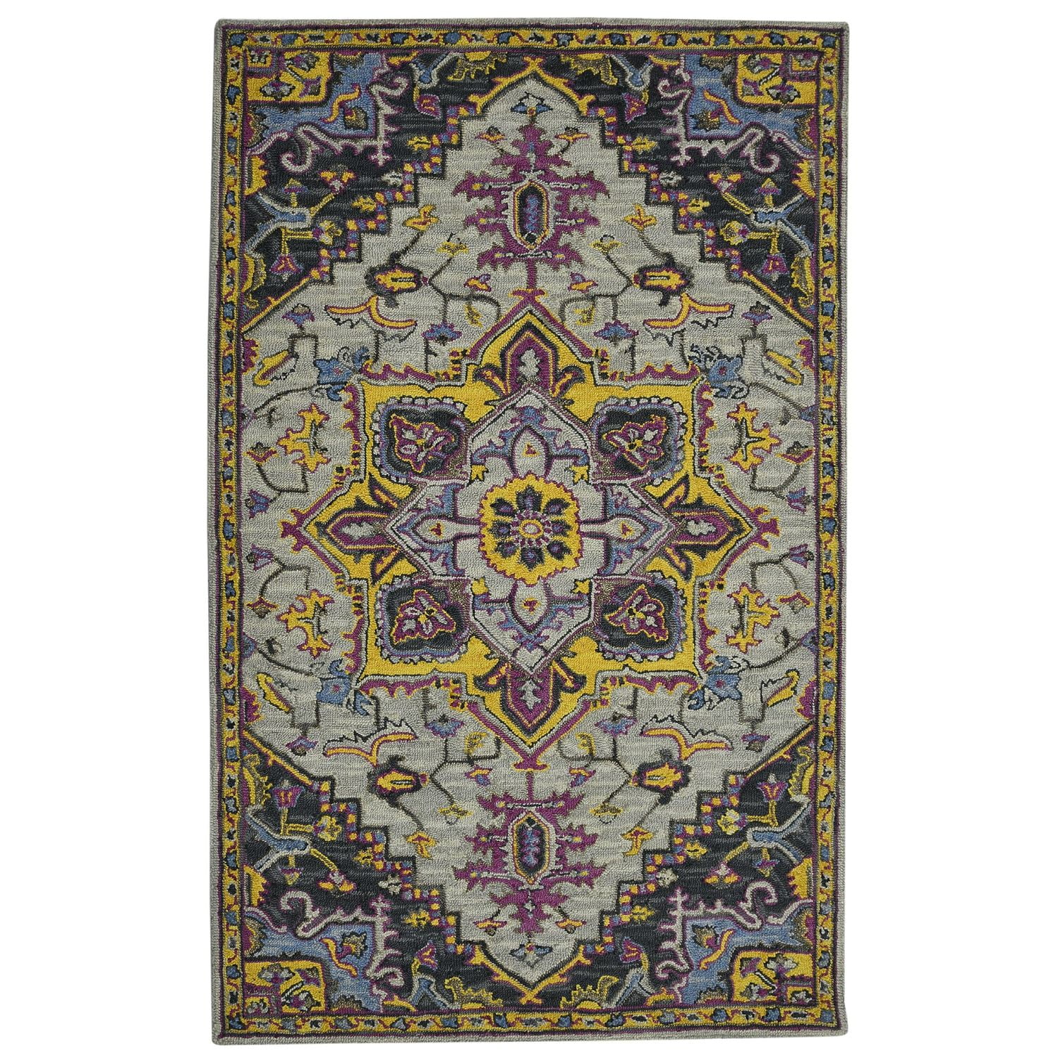 Boho BOH-3 Yellow Bohemian Rug 2' X 3' - Walmart.com