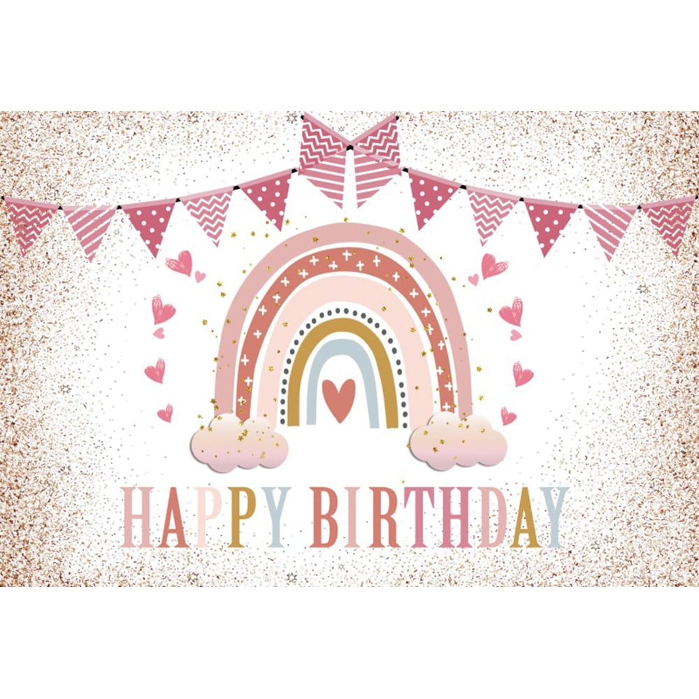 Boho Baby Shower Backdrop Pampas Grass Bohemian Flower Boys Girls 1st ...