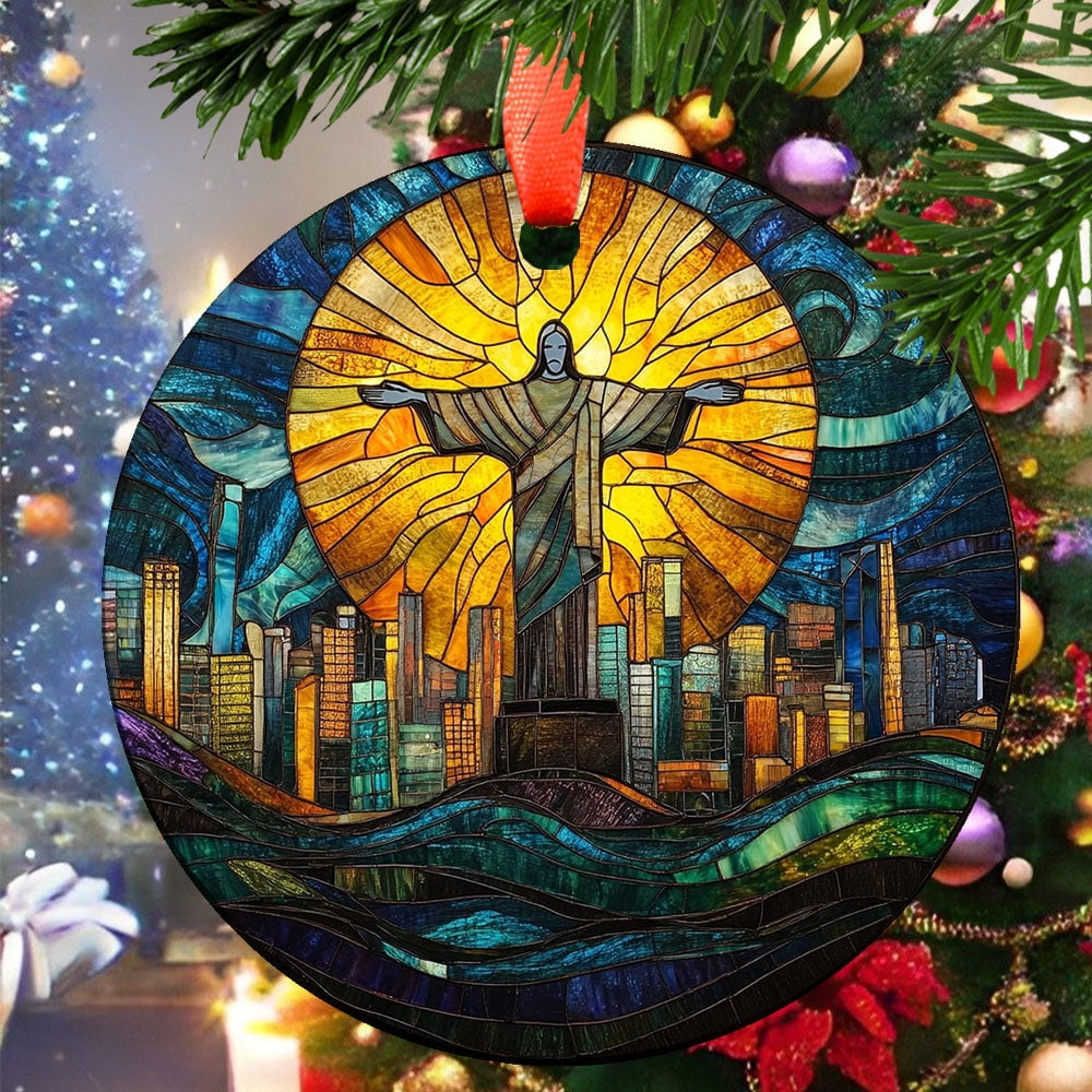 Boho Banjo Christmas Ornament, Ceramic/Acrylic Ornament, Gift for Mom ...