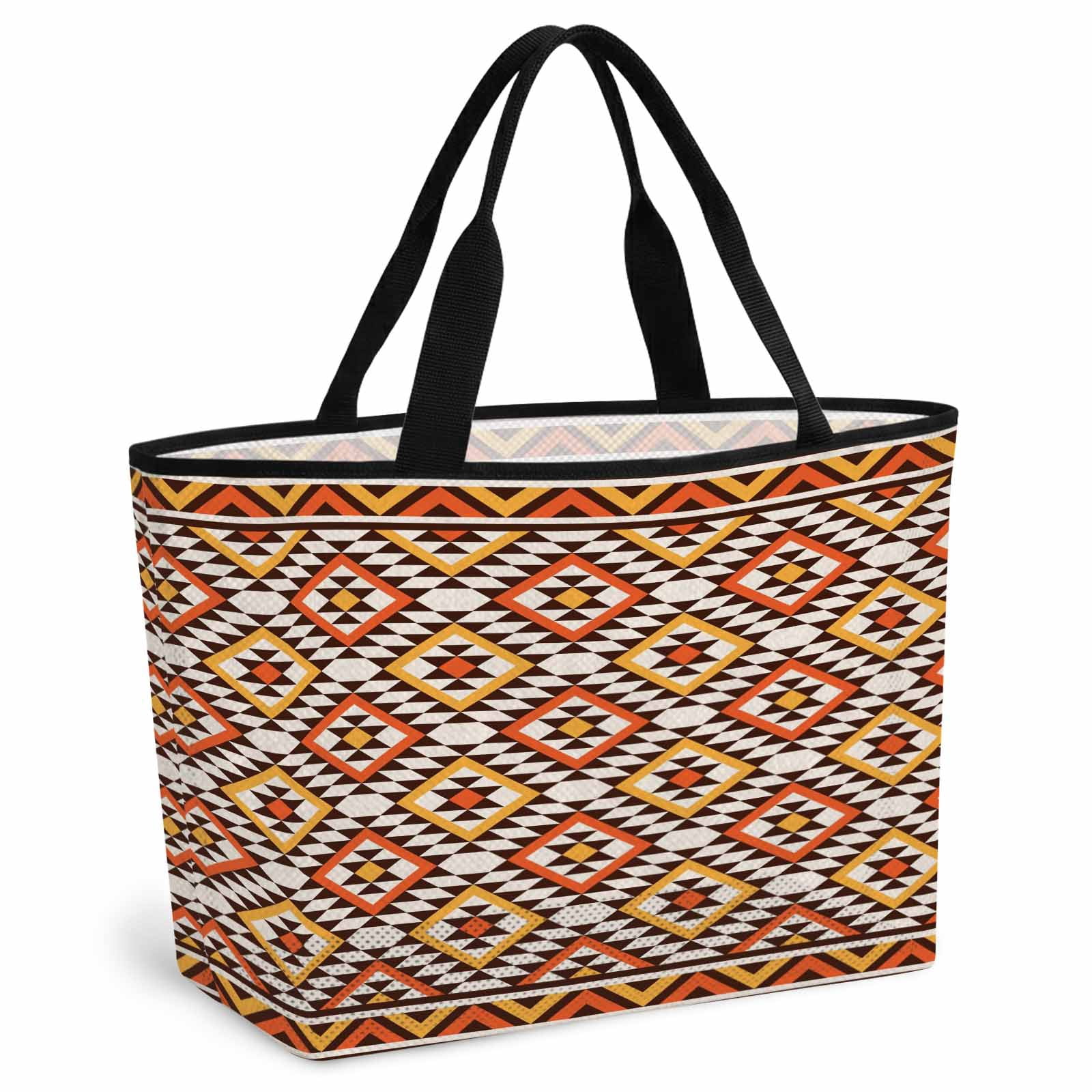 Boho Beach Bag for Women, Large Breathable Mesh Beach Tote Bag ...