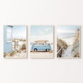 Boho Beach Coastal Ocean Landscape Photography Pampass Grass Poster Set ...