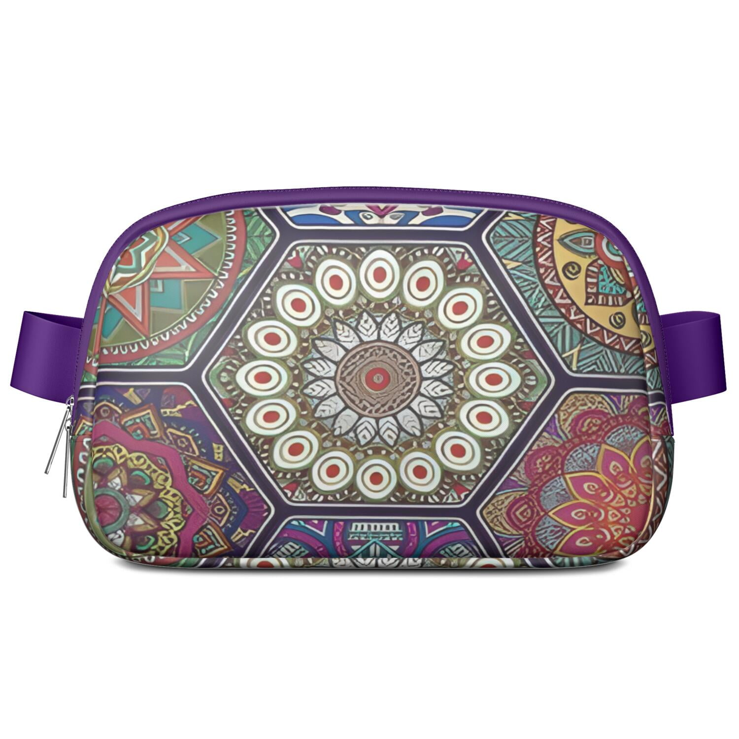 Boho Belt Bag – Floral Vintage Design, Adjustable Fanny Pack for ...
