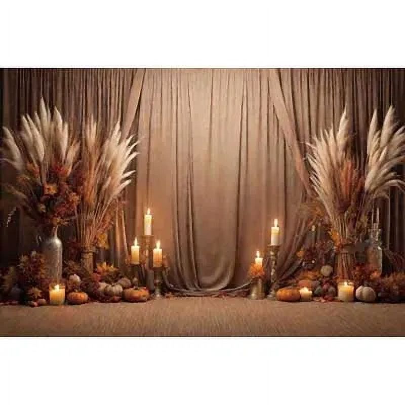 Boho Birthday Party Background Photography Fall Thatch Thanksgiving ...