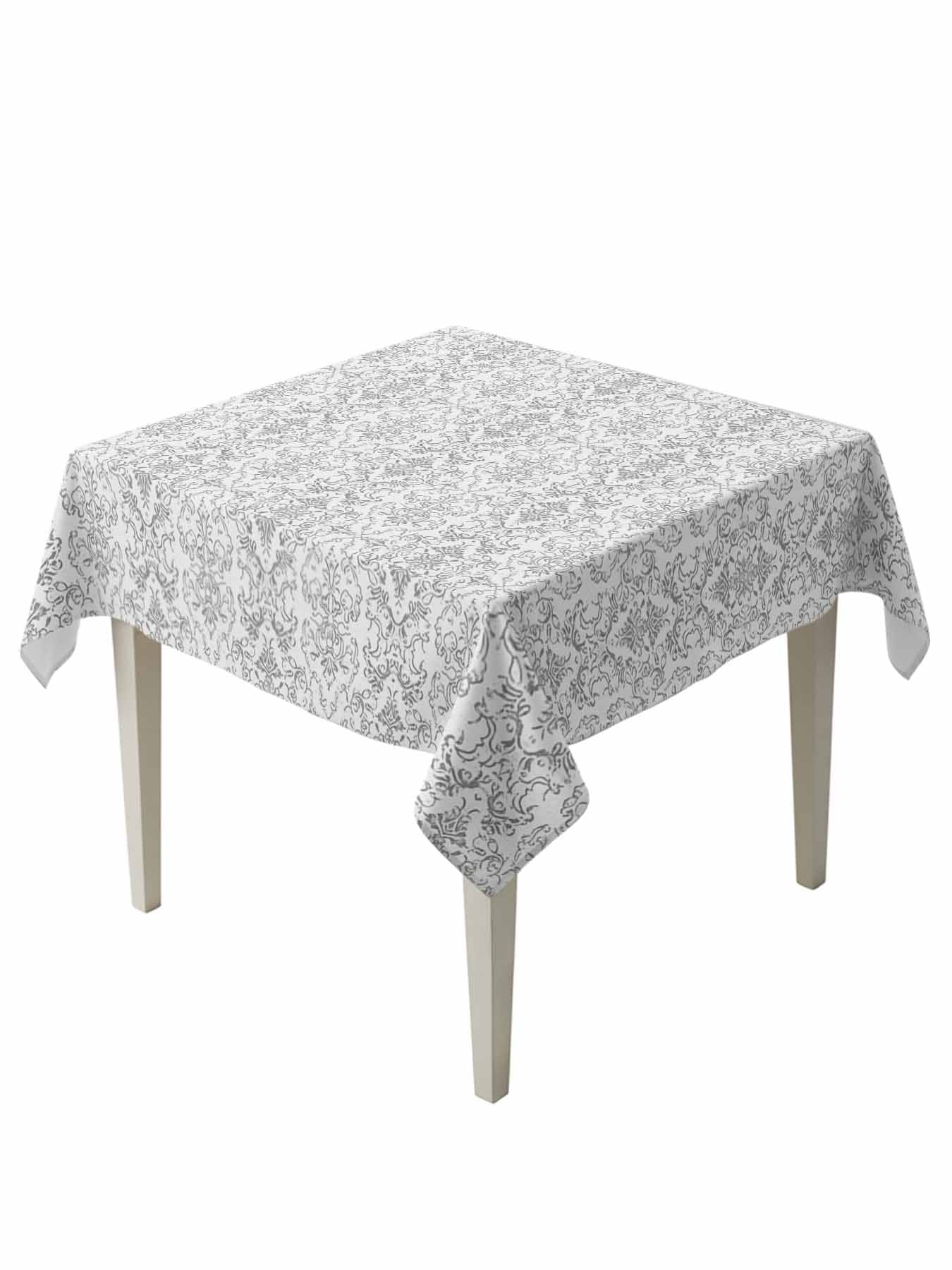 Boho Black Pattern Table Cloth, Modern Geometric Southwestern Vintage ...