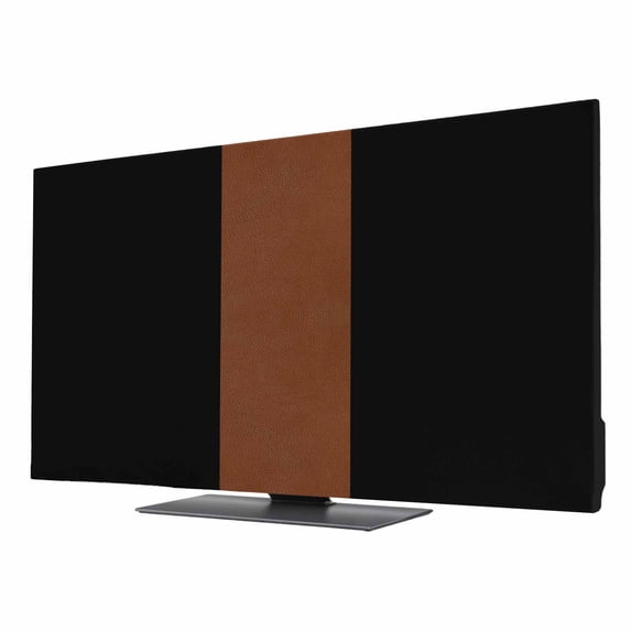 Boho Black TV Dust Cover 32 Inch, and Brown Striped Tribal Farmhouse ...