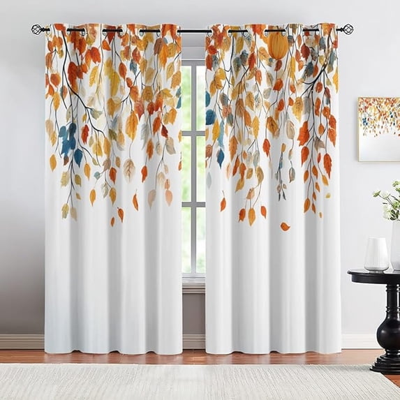 Boho Blackout Curtains For Bedroom, Modern Simple Vine Curtains For ...