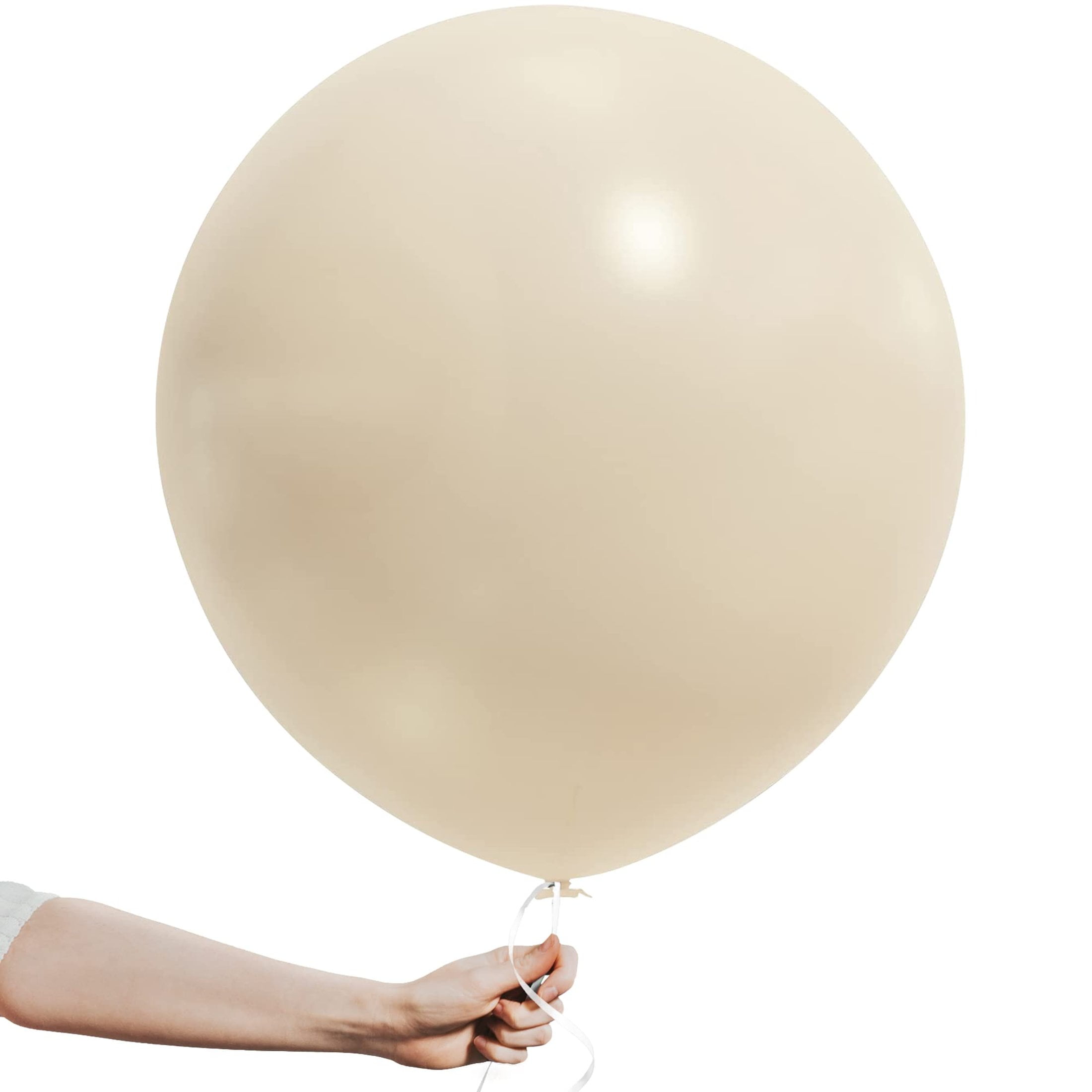 Boho Bliss Balloons - 18 Inch Pack of 10 White and Cream Balloons for ...
