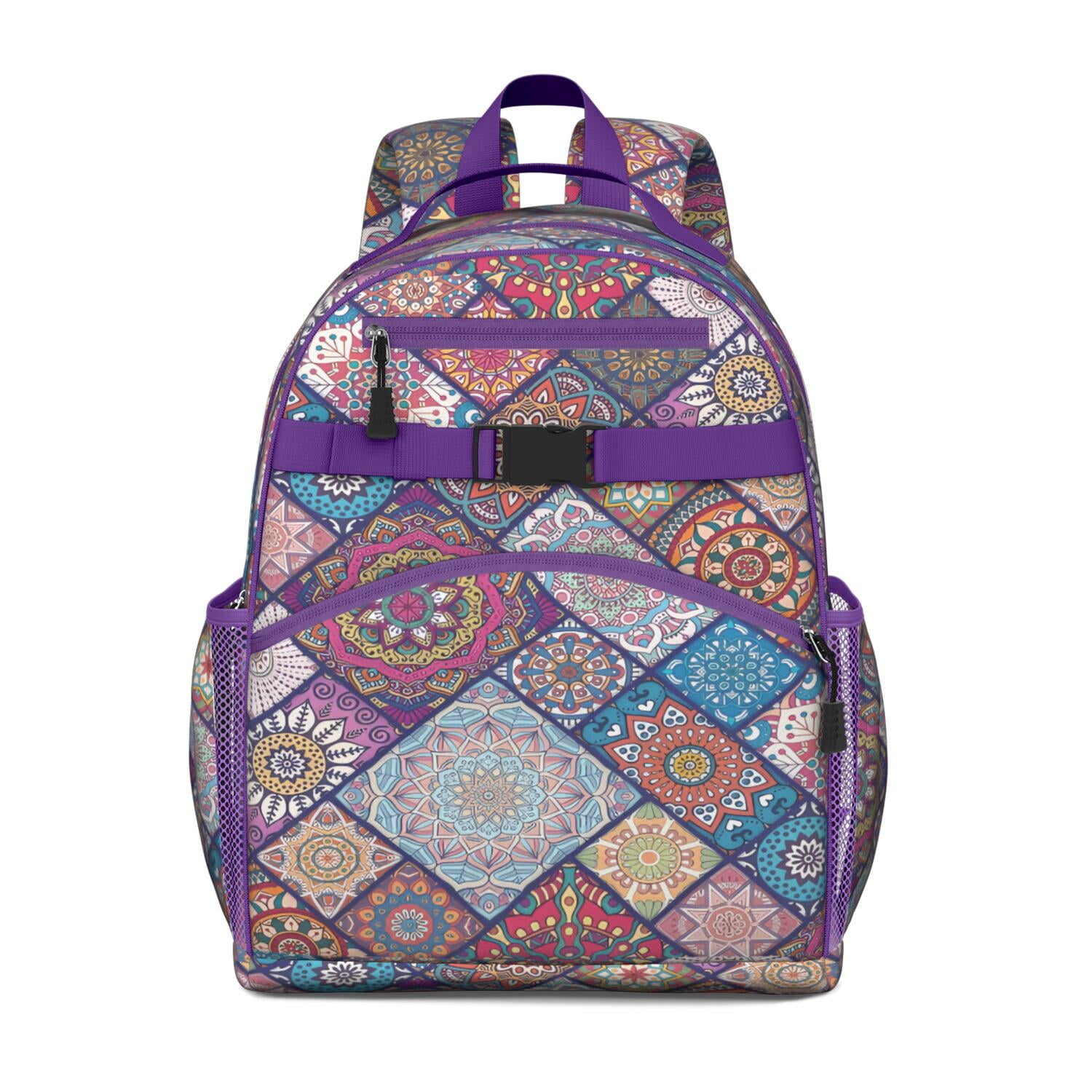 Boho Bohemia Flower Backpack for School,Cute School Bag,Schoolbag with ...