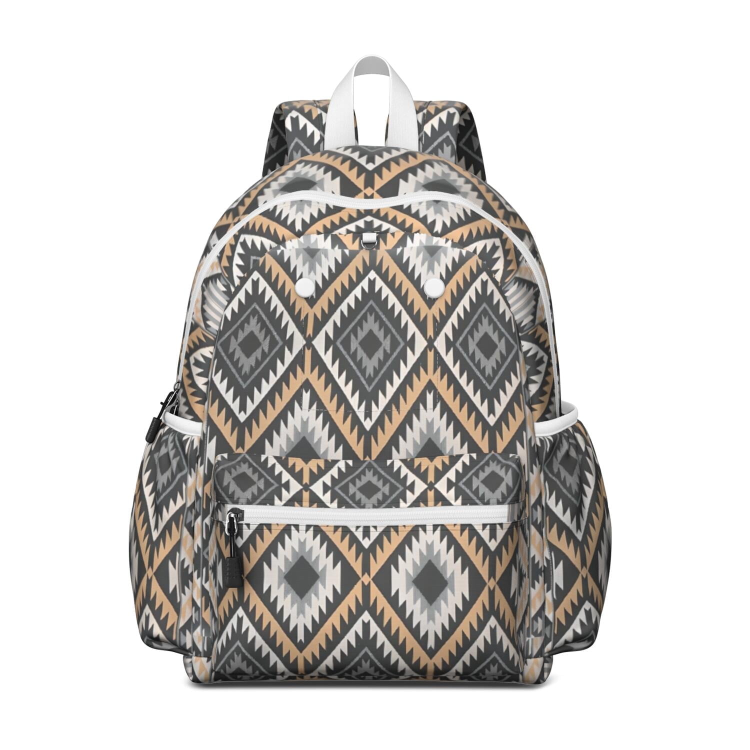 Boho Bohemia Geometric Line Art Backpack for School,Cute School Bag ...