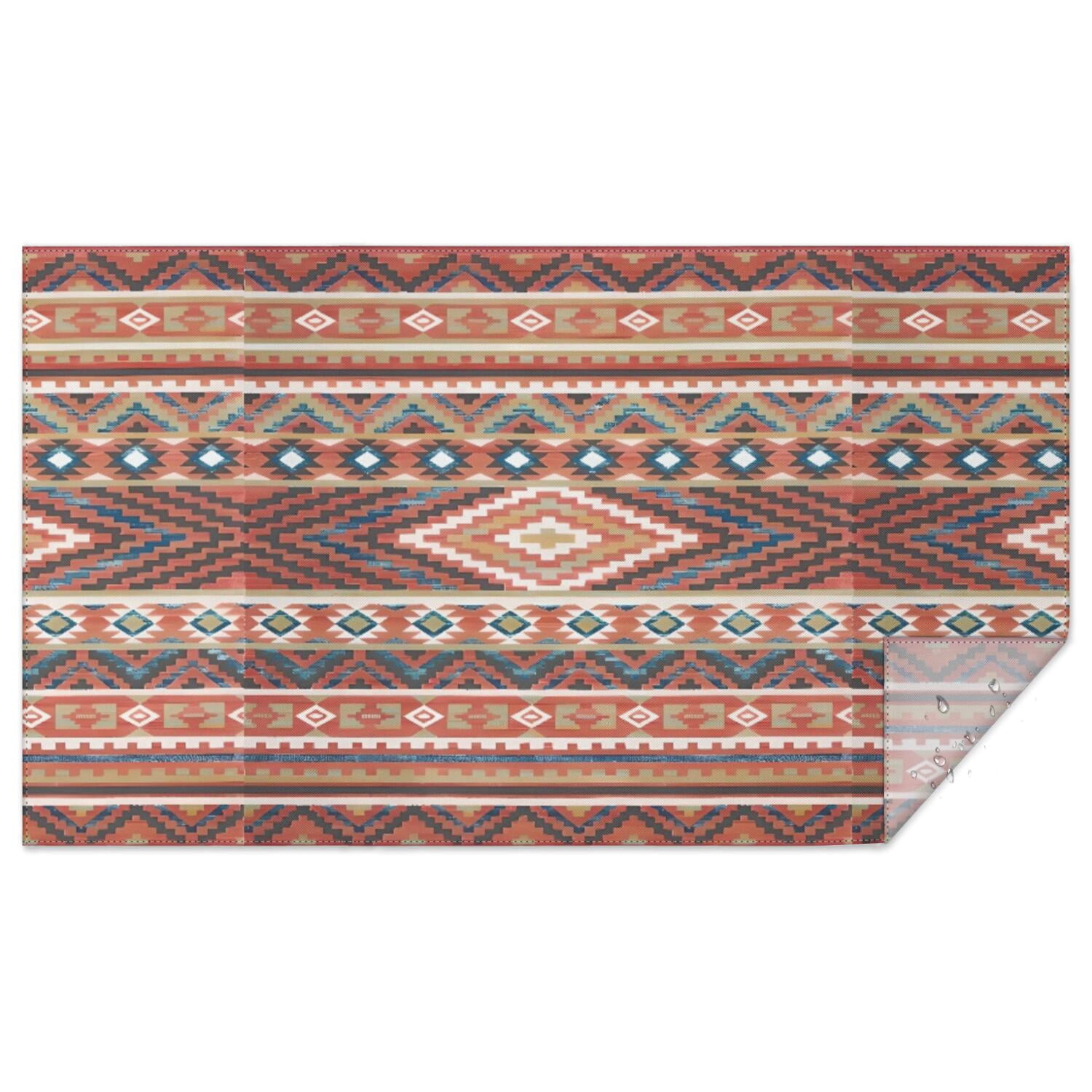 Boho Bohemia Geometric Line Art Rectangle Tablecloth 60"x102 ...