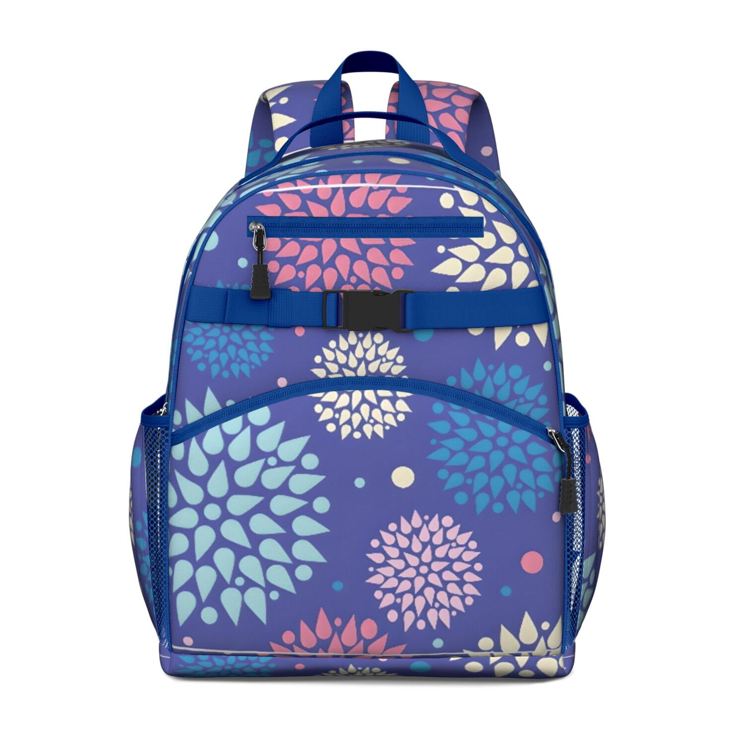 Boho Bohemia Pioneer Flower Art Backpack for School,Cute School Bag ...