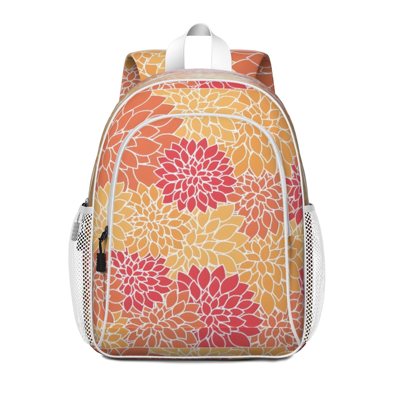 Boho Bohemia Pioneer Flower Art Backpack for School,Cute School Bag ...