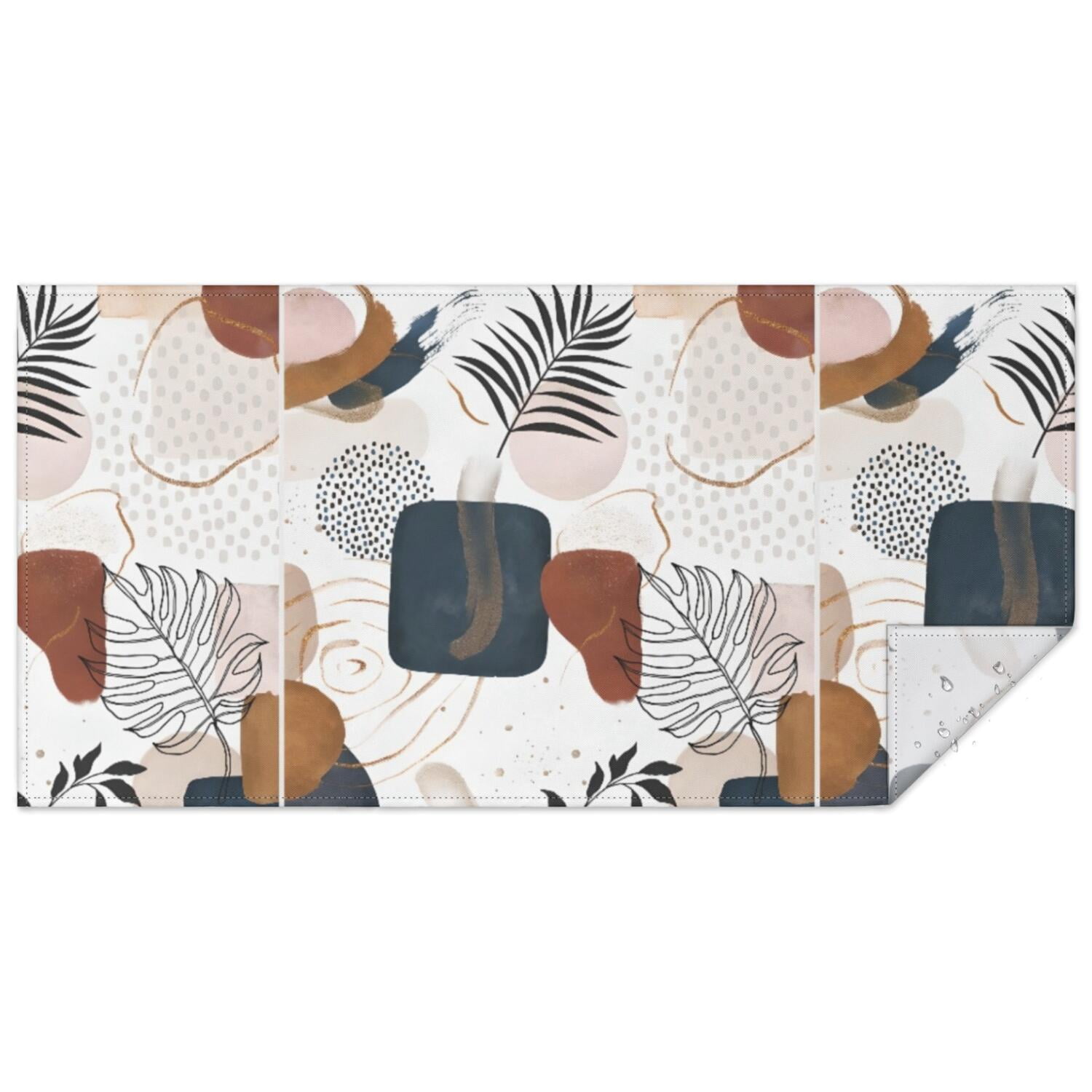 Boho Bohemian Art Rectangle Tablecloth 60"x120",Waterproof Polyester ...