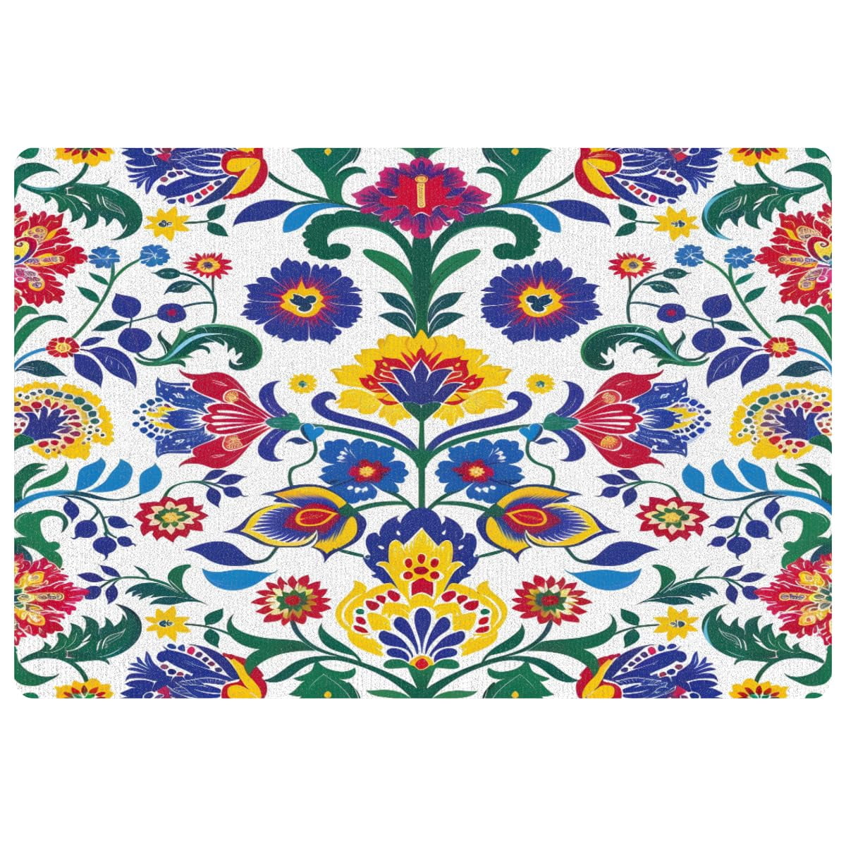 Boho Bohemian Farmhouse Door Mat Floral Indoor Outside Entrance ...