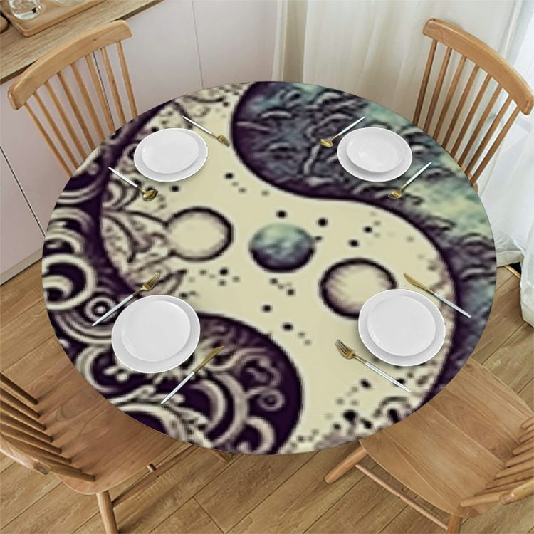Boho , Boho Flower Edge Decorative s, Erasable Table , Living Room ...