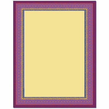 Camouflage Border Letterhead Laser & Inkjet Printer Paper, 80 Sheets ...