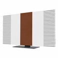 Boho Brown TV Dust Cover 75 Inch, Striped Tribal Farmhouse Style ...