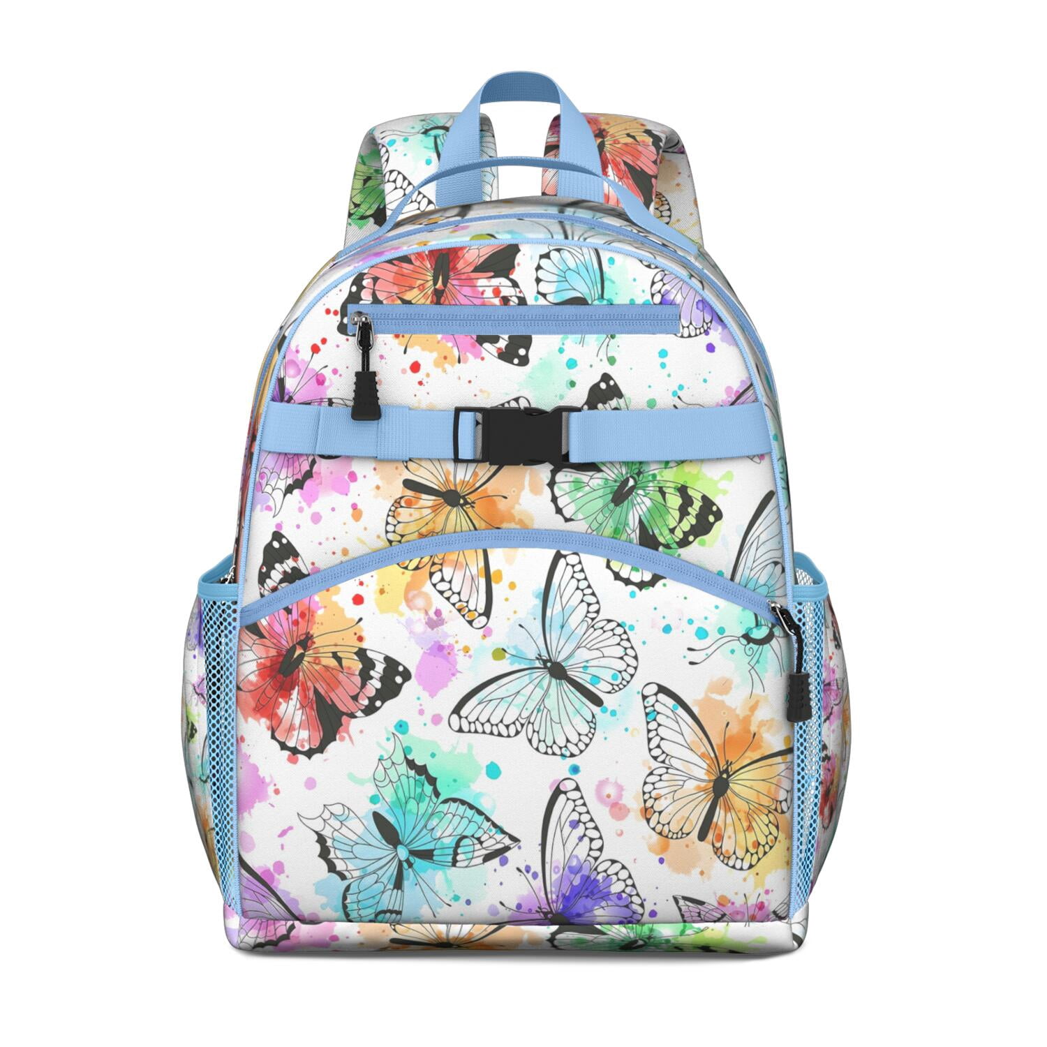 Boho Butterfly Aesthetic Backpack - Waterproof & Durable School Bag ...