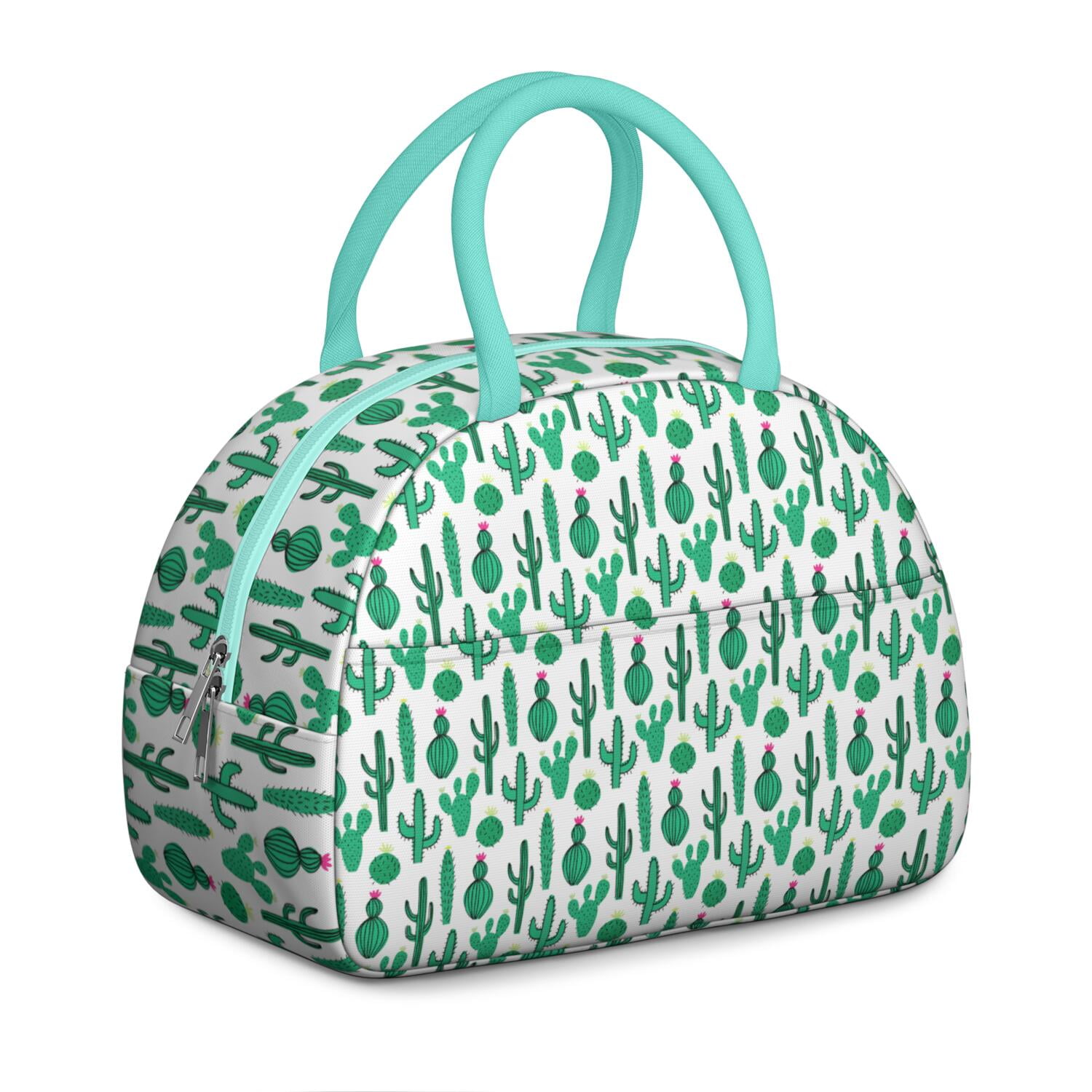 Boho Cactus Insulated Lunch Tote – Stylish Reusable Thermal Bag for ...