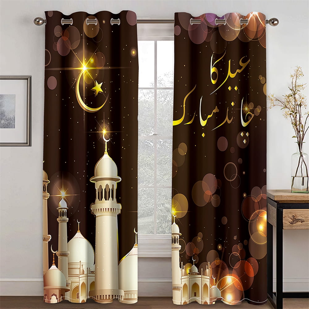 Boho Cartoon Eid Mubarak Ramadan Lslamic Muslim Kareem 2 Pieces Free ...