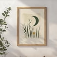Boho Celestial Wall Art Sun And Moon Botanical Poster Sage Green ...