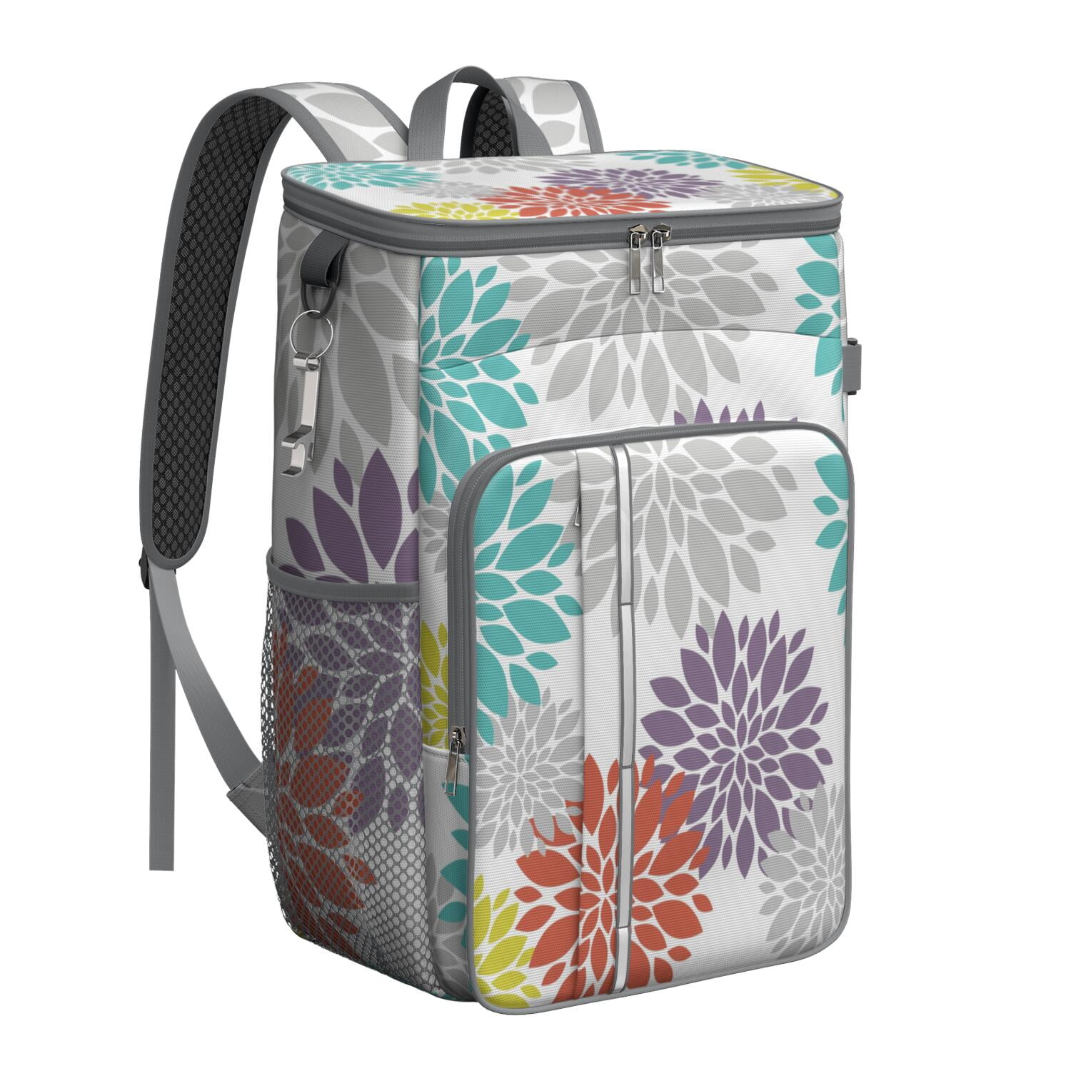 Boho Chic Backpack Cooler 26 Cans – Leakproof Insulated Cooler Bag with ...
