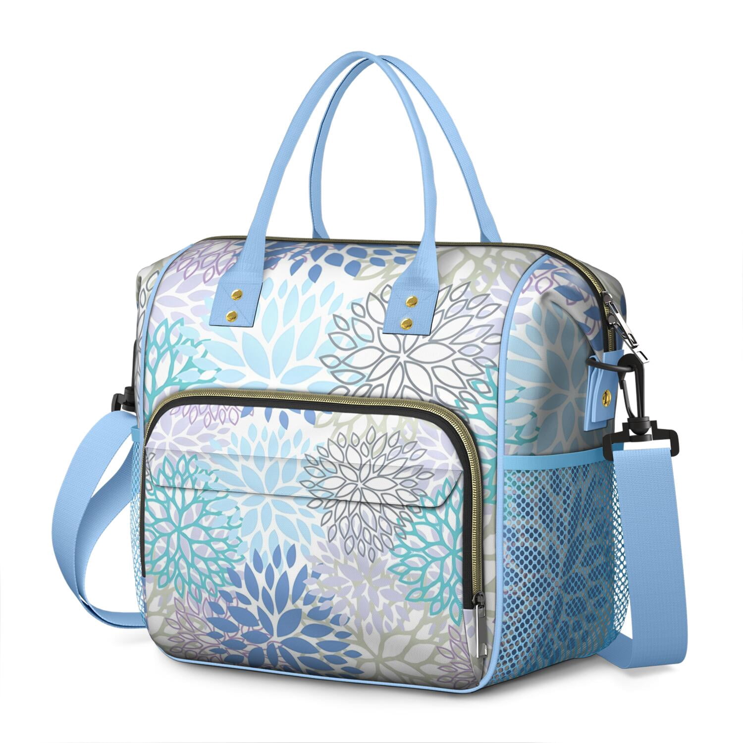 Boho Chic Dual Insulated Lunch Bag – Reusable Waterproof Lunch Tote ...