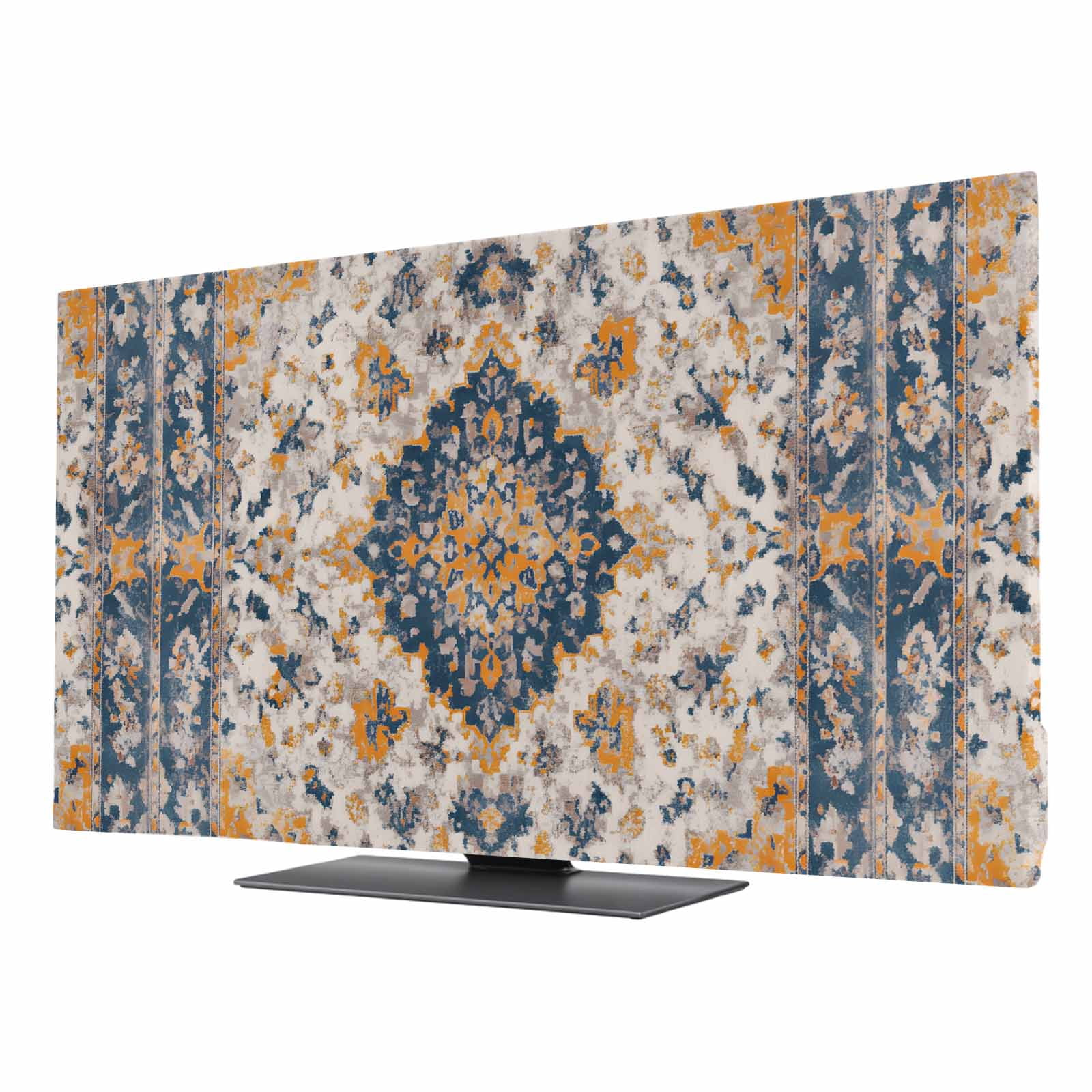 Boho Chic Ethnic TV Cover for 32 Inch Screen, Stretch Fabric Dustproof ...