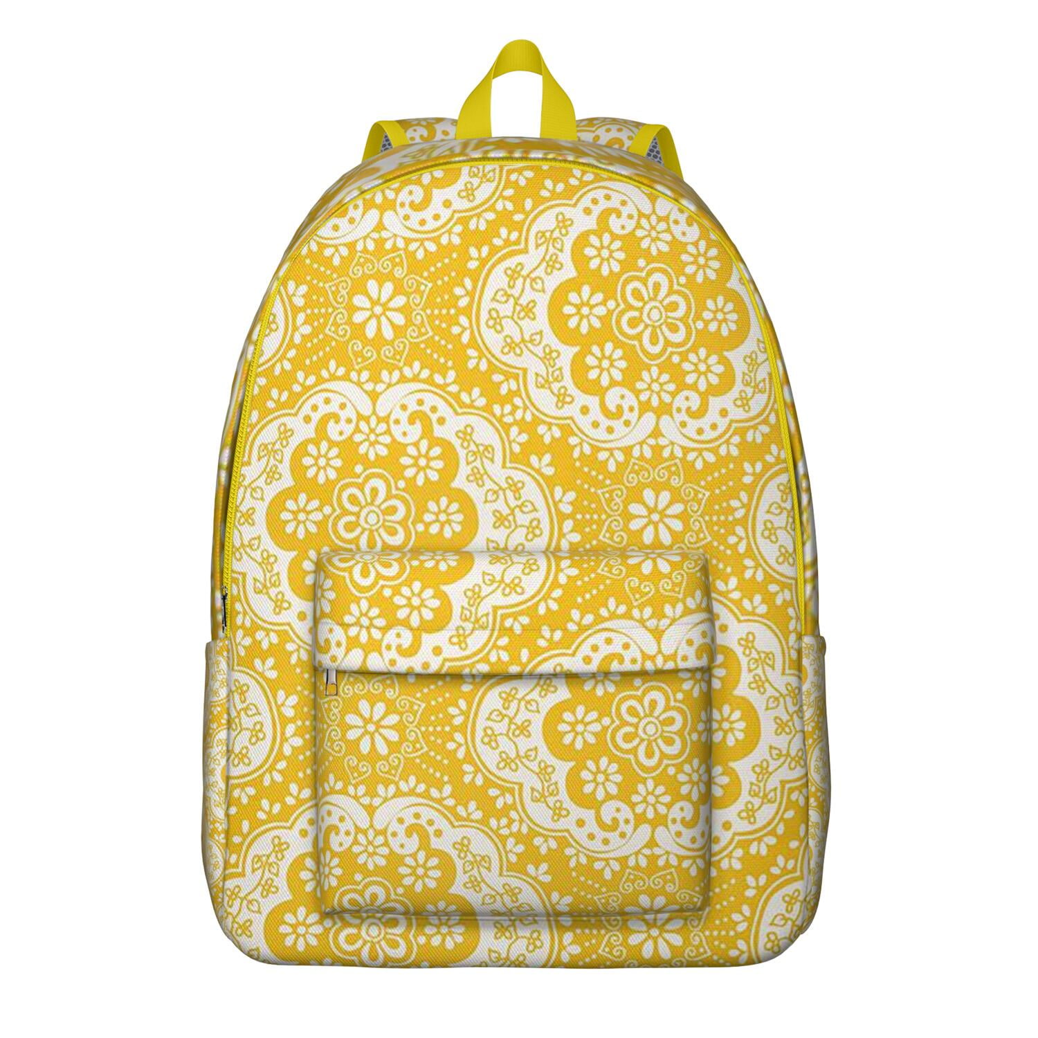 Boho Chic Laptop Backpack for Girls, Waterproof School Bag with Retro ...