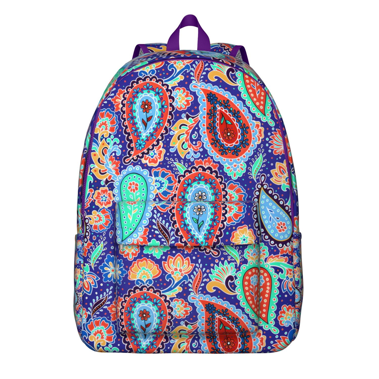 Boho Chic Lightweight Backpack for Women, Water-Resistant Laptop ...