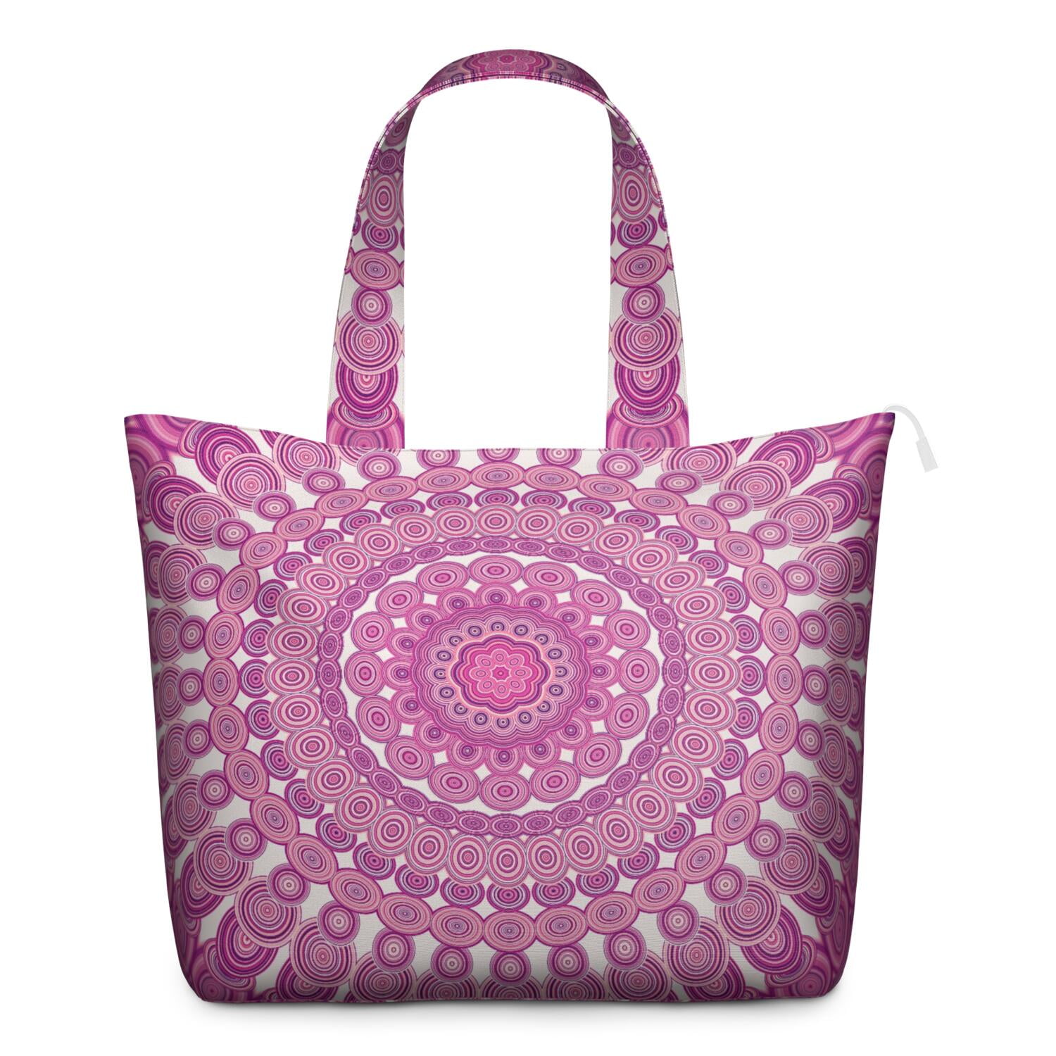 Boho Chic Mala Travel Bag Fusion of Sacred Symbolic Patterns, Ethnic ...