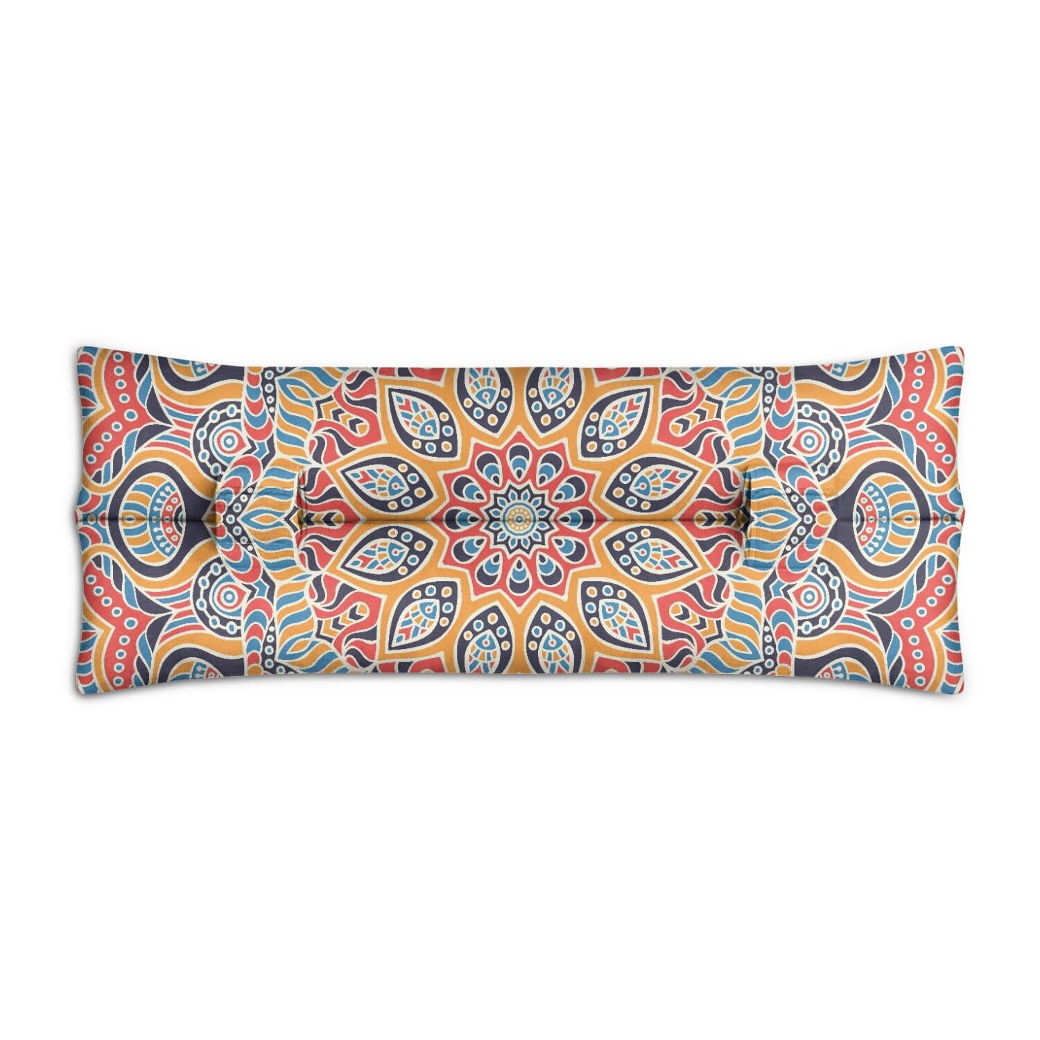 Boho Chic Mandala Mastectomy Pillow - Plush Seatbelt Cushion for Post ...