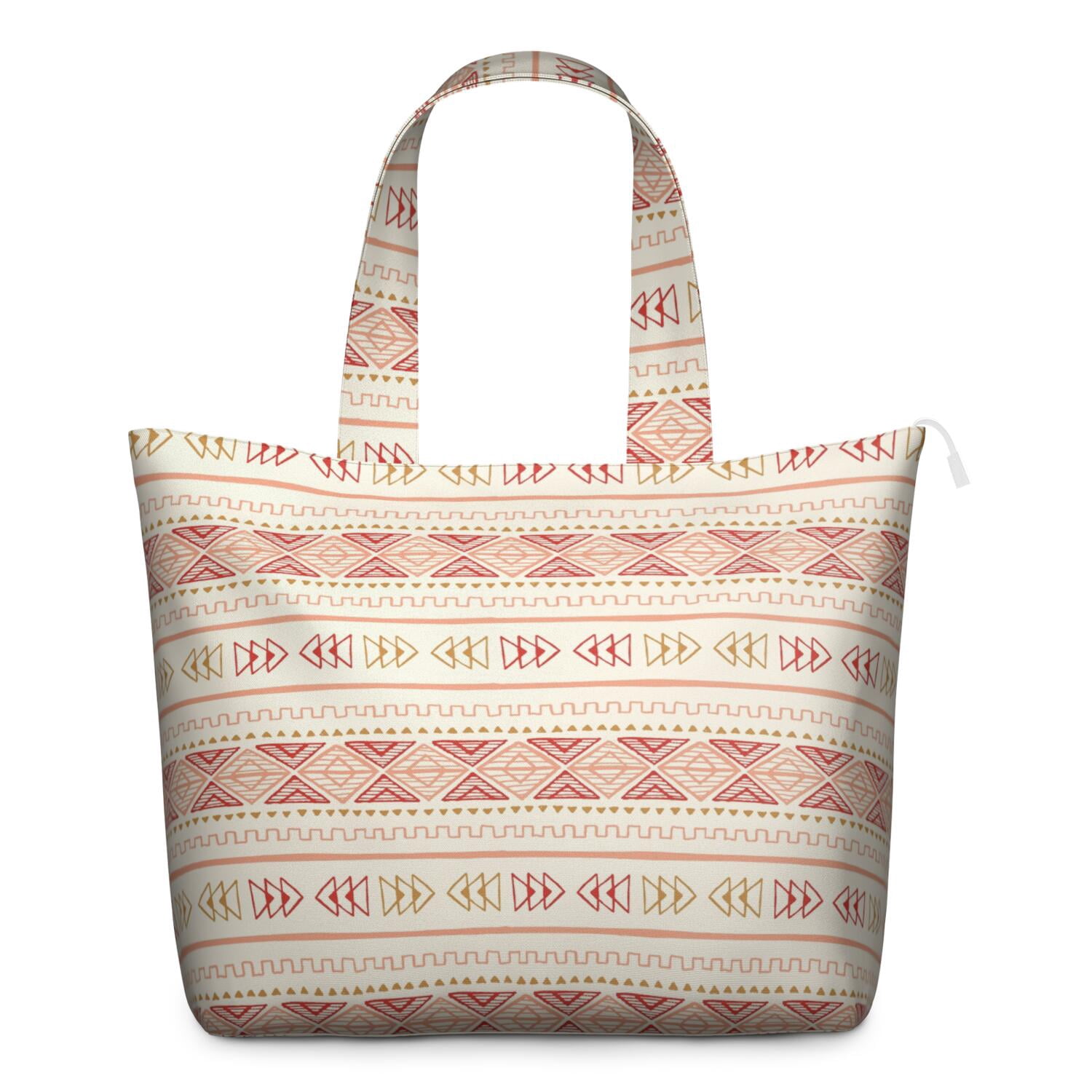 Boho Chic Retro Weekender Bag, Durable Travel Tote with Secure Zipper ...