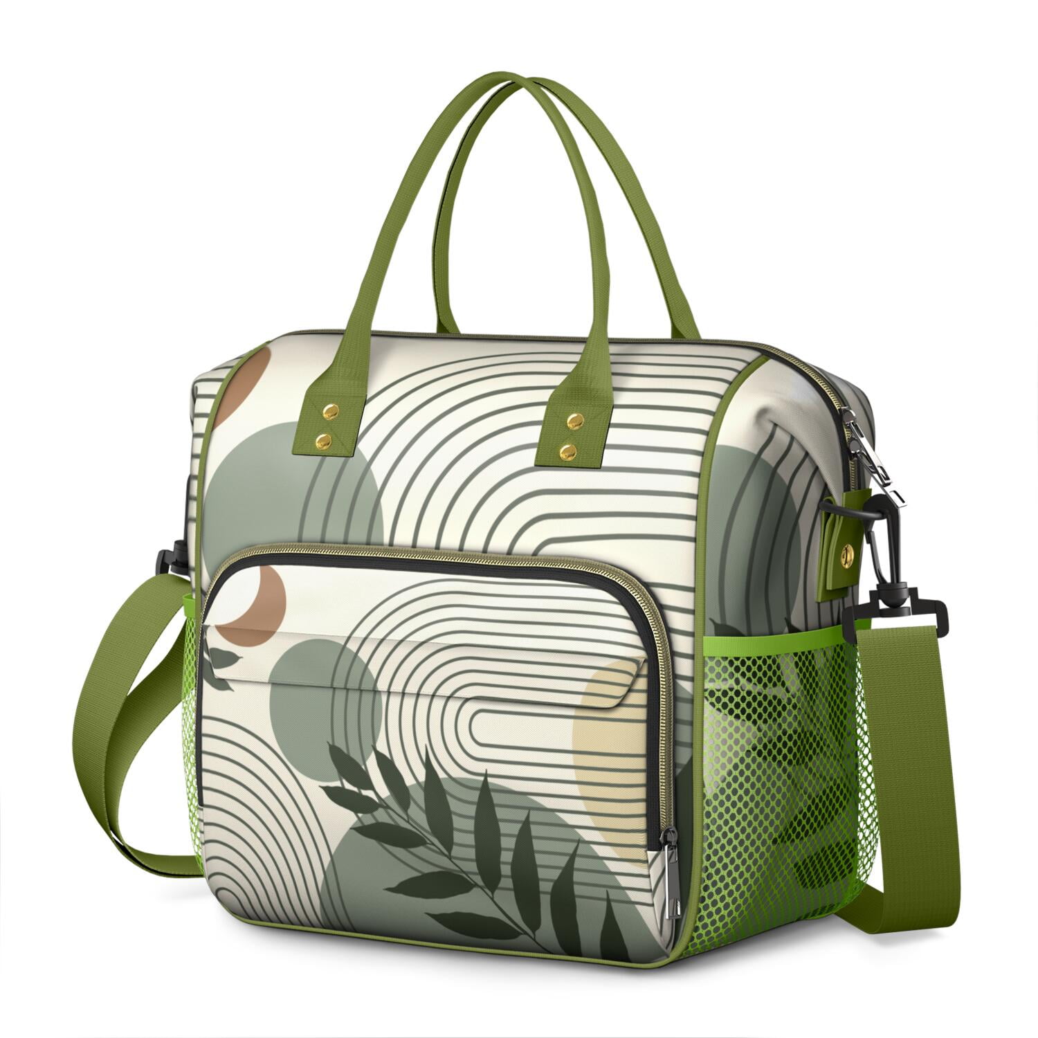 Boho Chic Rustic Home Decor Lunch Tote - Waterproof Insulated Bag for ...